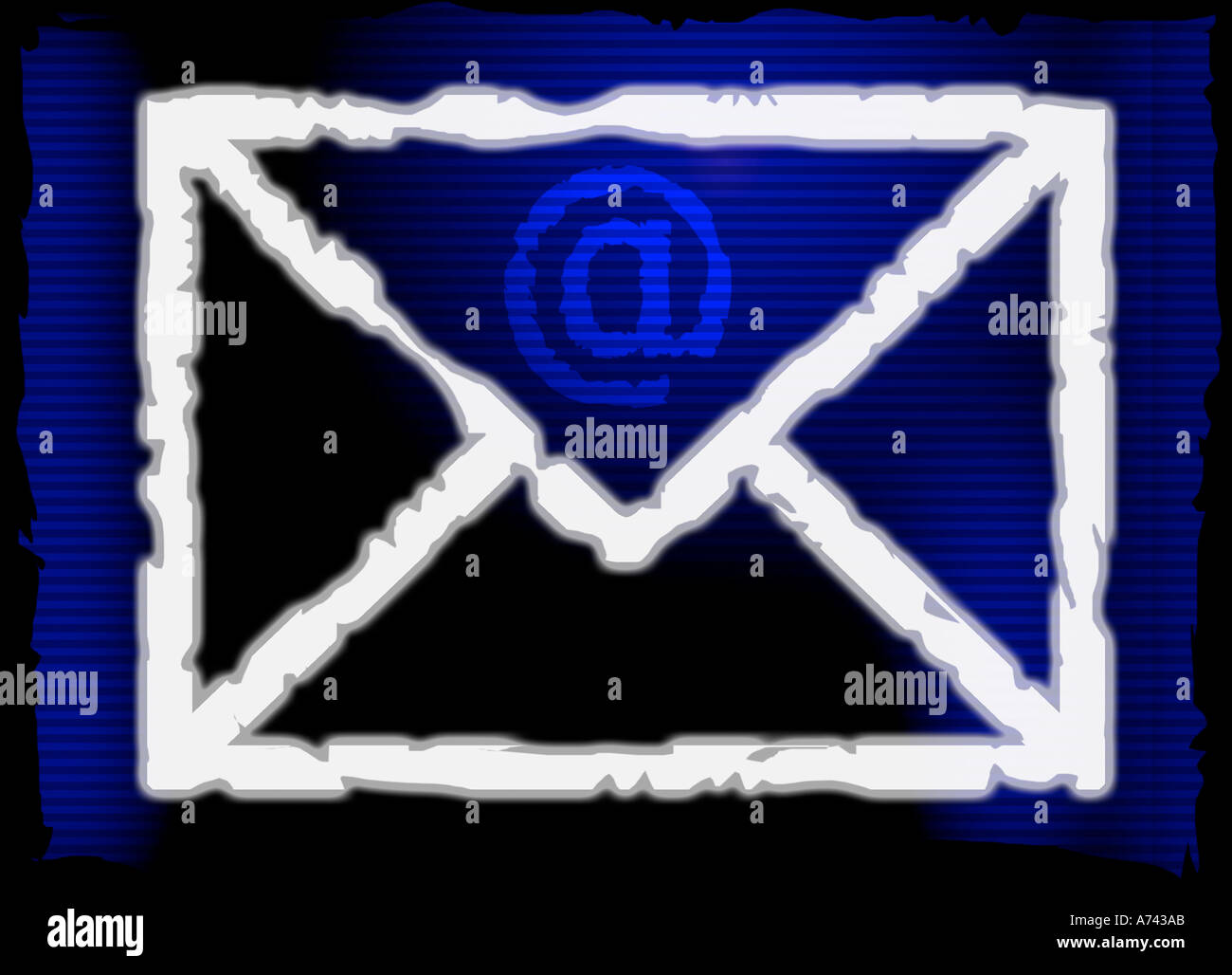 Internet concept email illustration Stock Photo - Alamy
