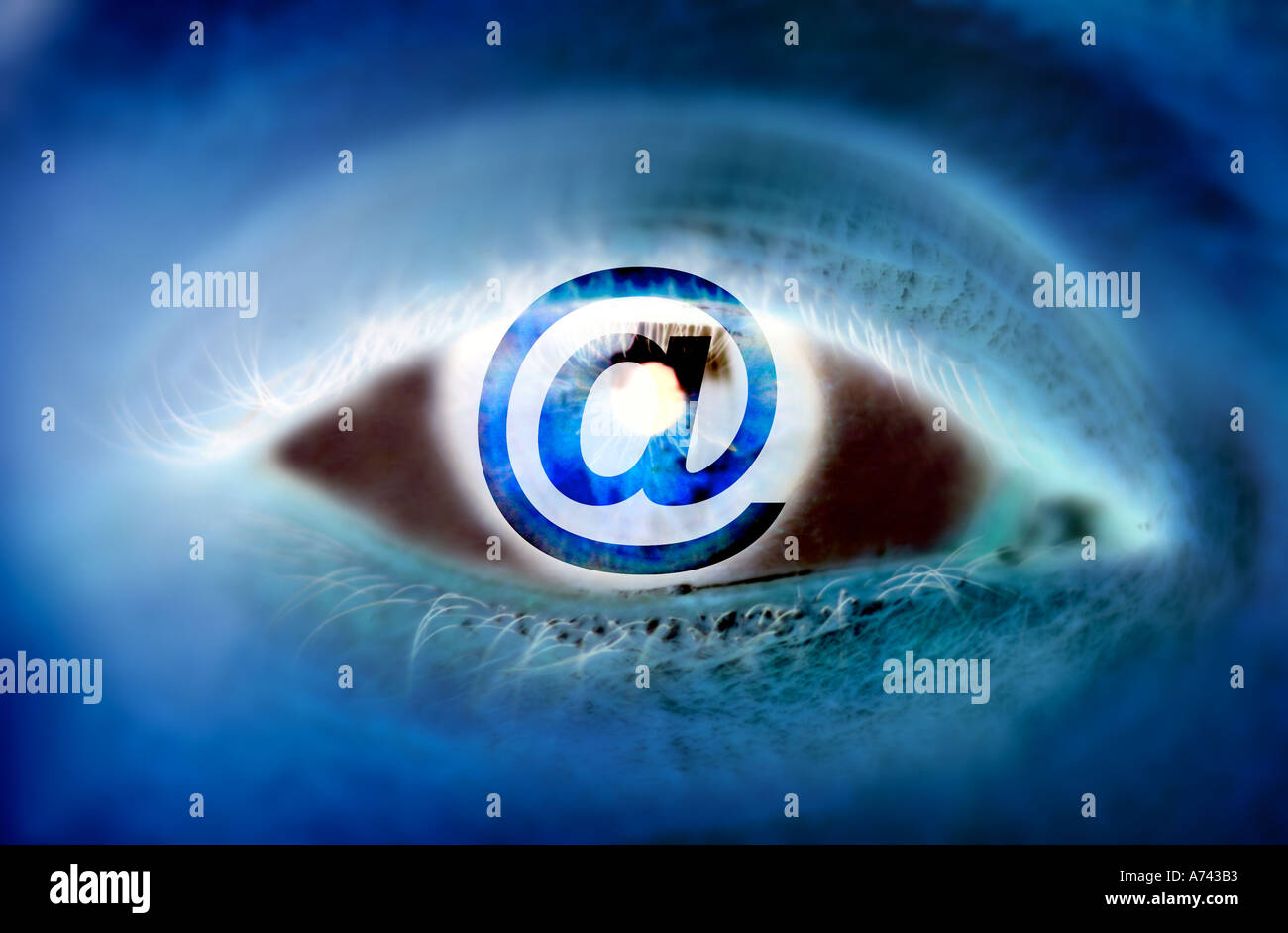 Internet concept email illustration Stock Photo - Alamy