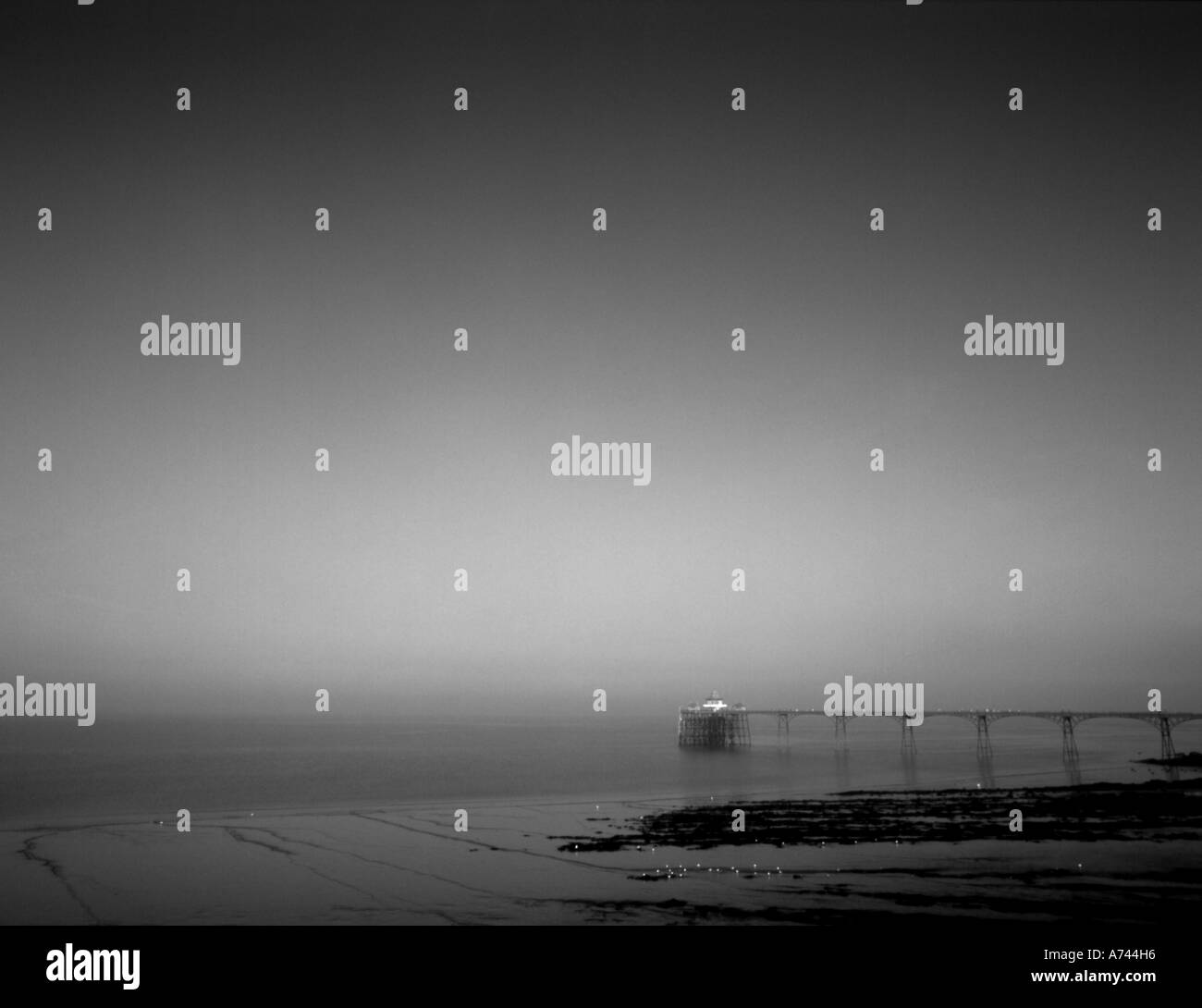 Sea fog england Black and White Stock Photos & Images - Alamy