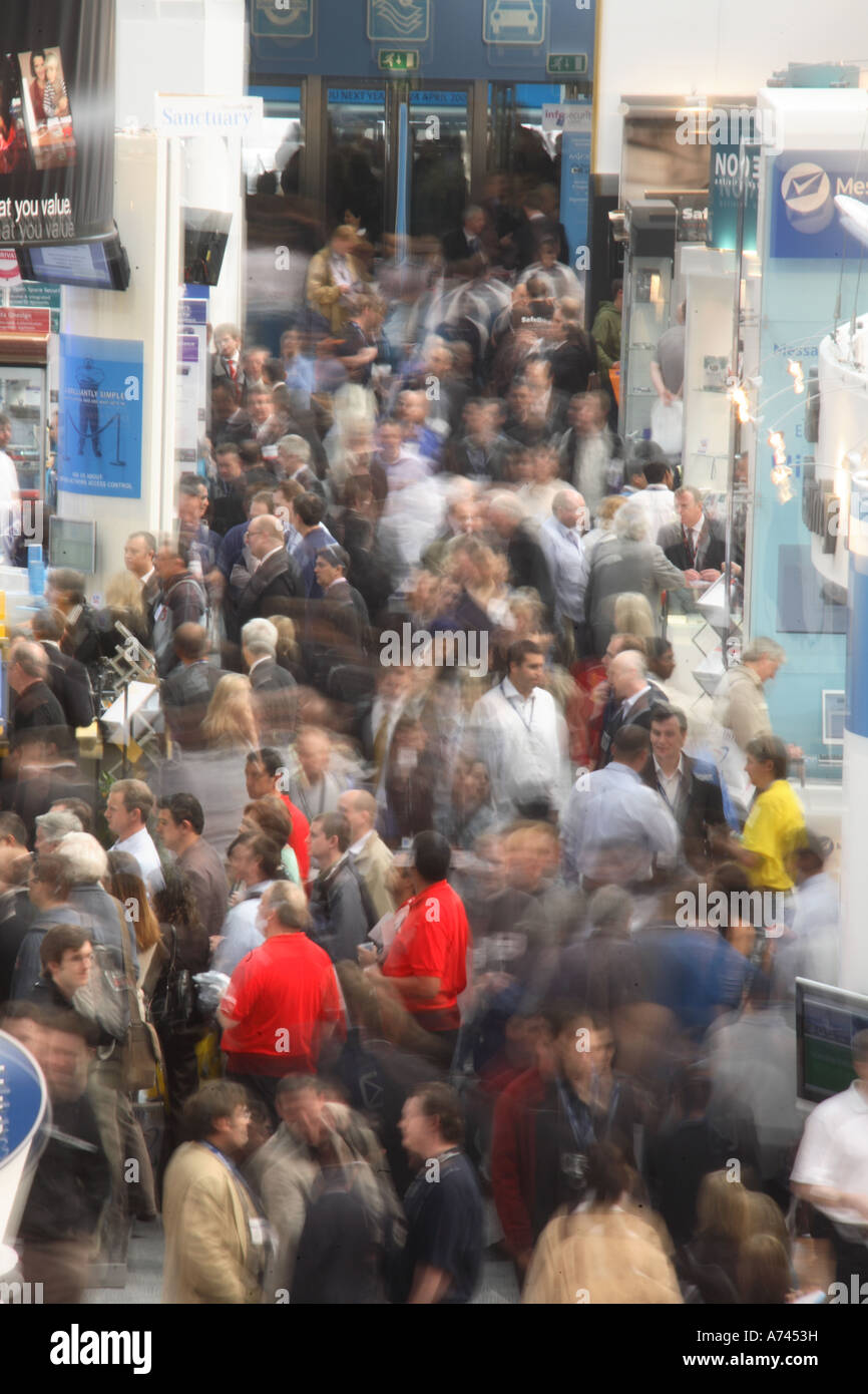 Busy trade show booth hi-res stock photography and images - Alamy