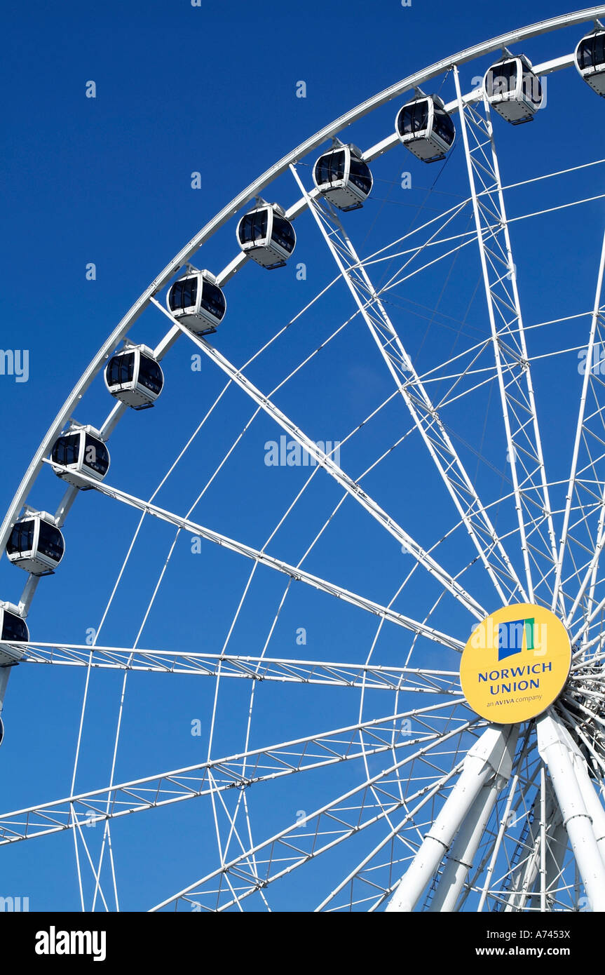 Yorkshire wheel big wheel york blue sky Stock Photo - Alamy
