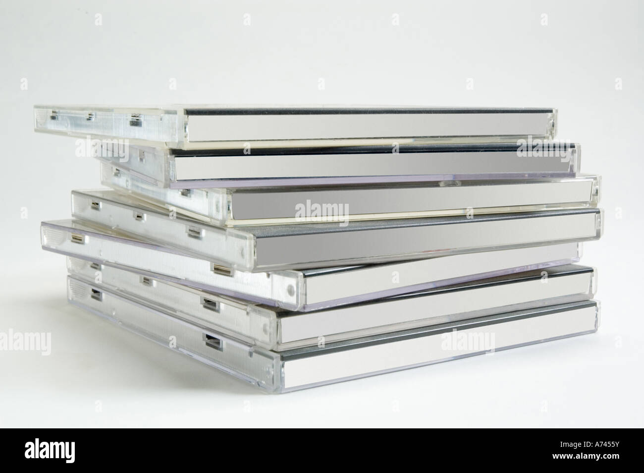 Stack of CD jewel cases Stock Photo - Alamy