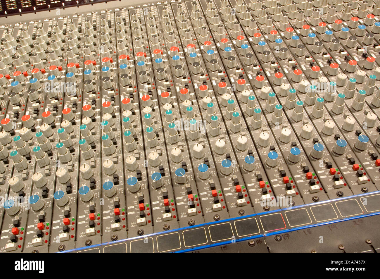 Studio mixing console Stock Photo - Alamy