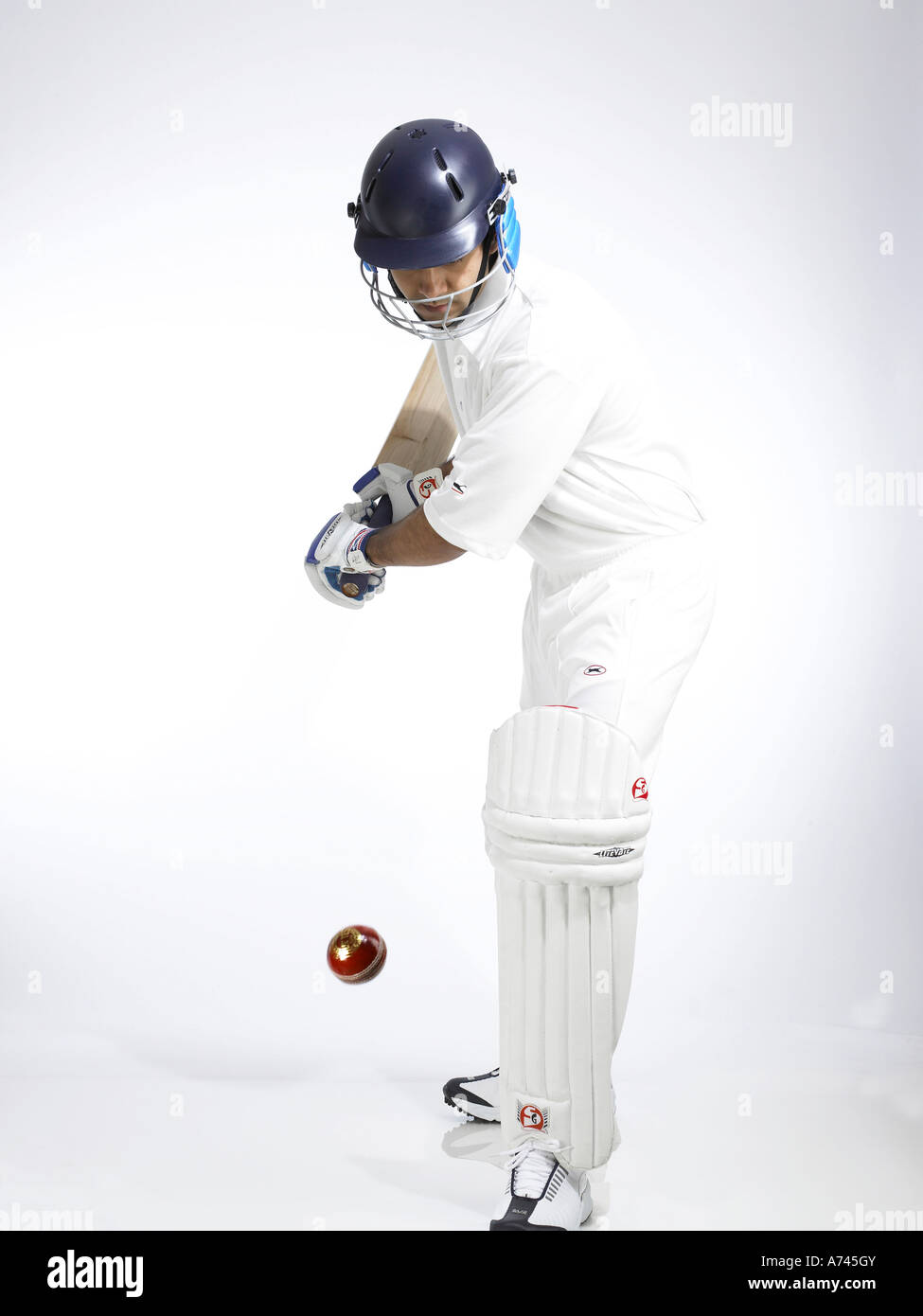 Cricket bat action hi-res stock photography and images - Alamy