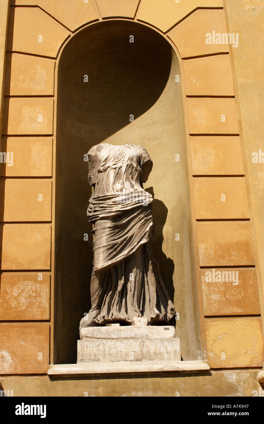 Statue Courtyard of the Pigna Vatican Museum Vatican City Rome Italy ...