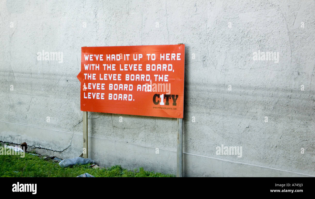Hurricane Katrina Street Sign