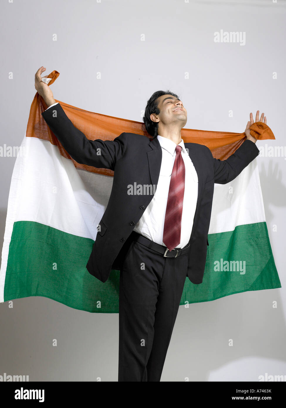 Indian flag suit hi-res stock photography and images - Alamy