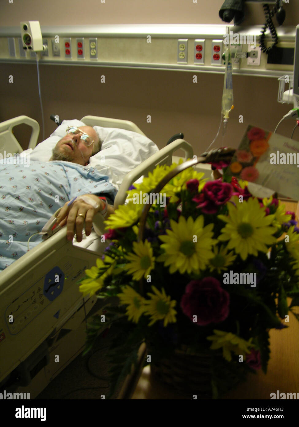 Person in Hospital Stock Photo - Alamy