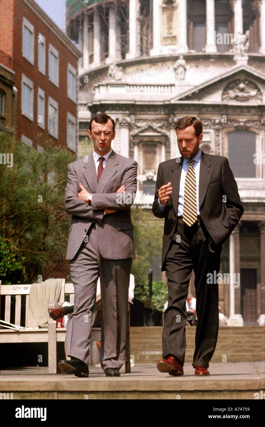 Business men in the City of London Stock Photo - Alamy