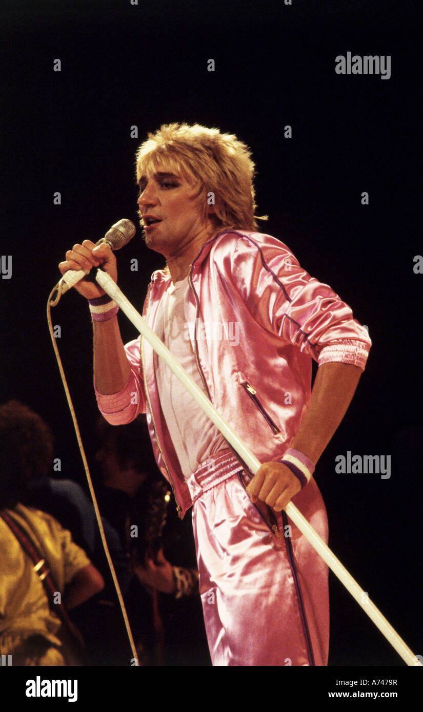 ROD STEWART UK rock singer Stock Photo - Alamy