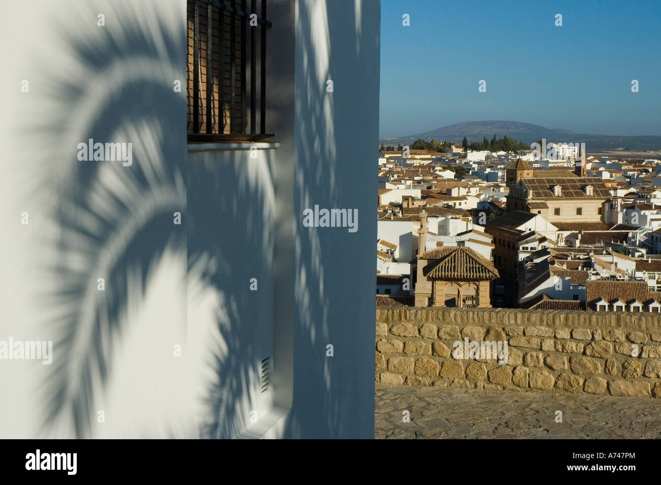 View from the Castle ANTEQUERA Malaga province Andalusia region Spain ...