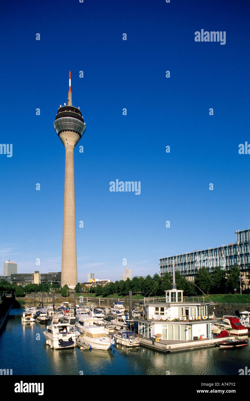 Rhine River Duesseldorf Germany Stock Photo - Alamy
