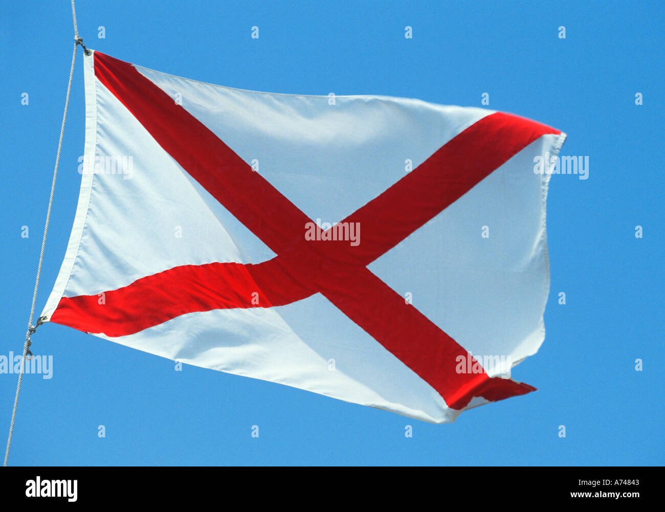 State Flag of Alabama Stock Photo - Alamy