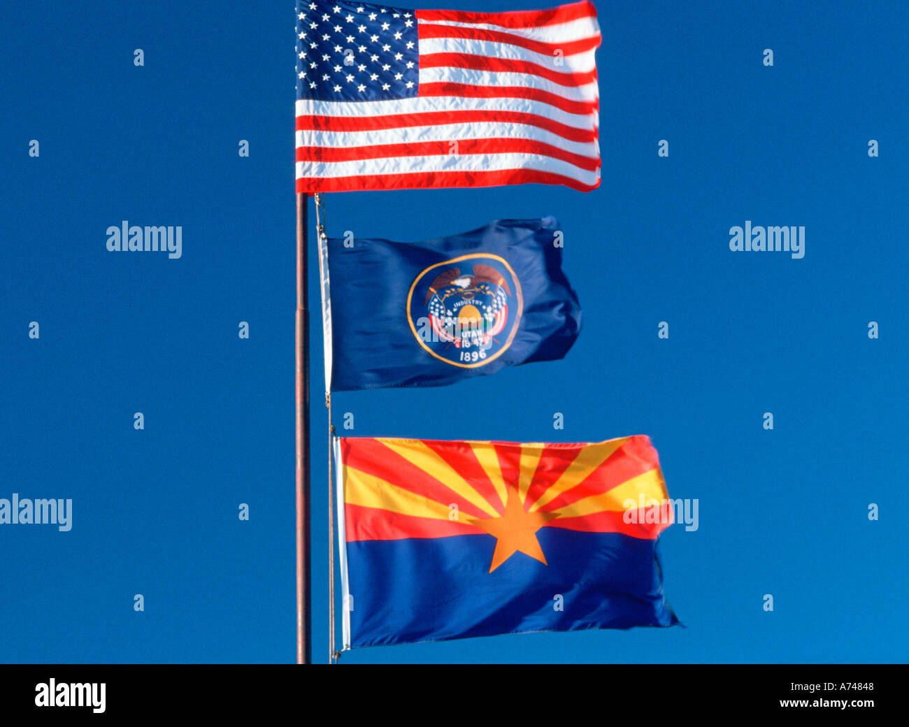 State Flag of Arizona Stock Photo - Alamy