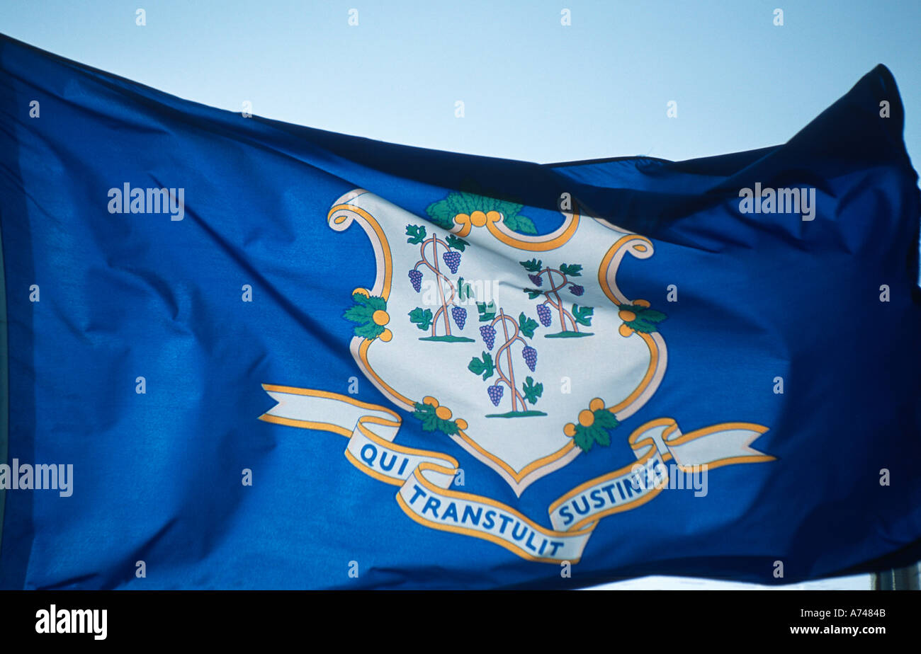 State Flag of Connecticut Stock Photo - Alamy