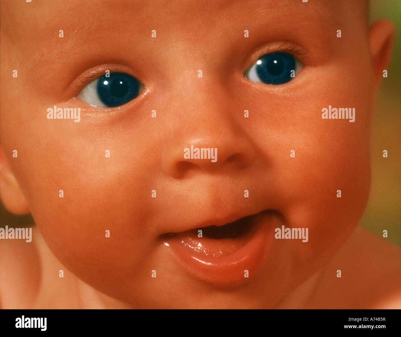 Child with blue eyes portrait Stock Photo - Alamy