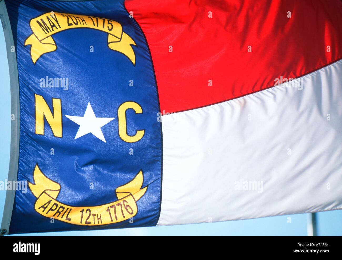 State Flag of North Carolina Stock Photo - Alamy