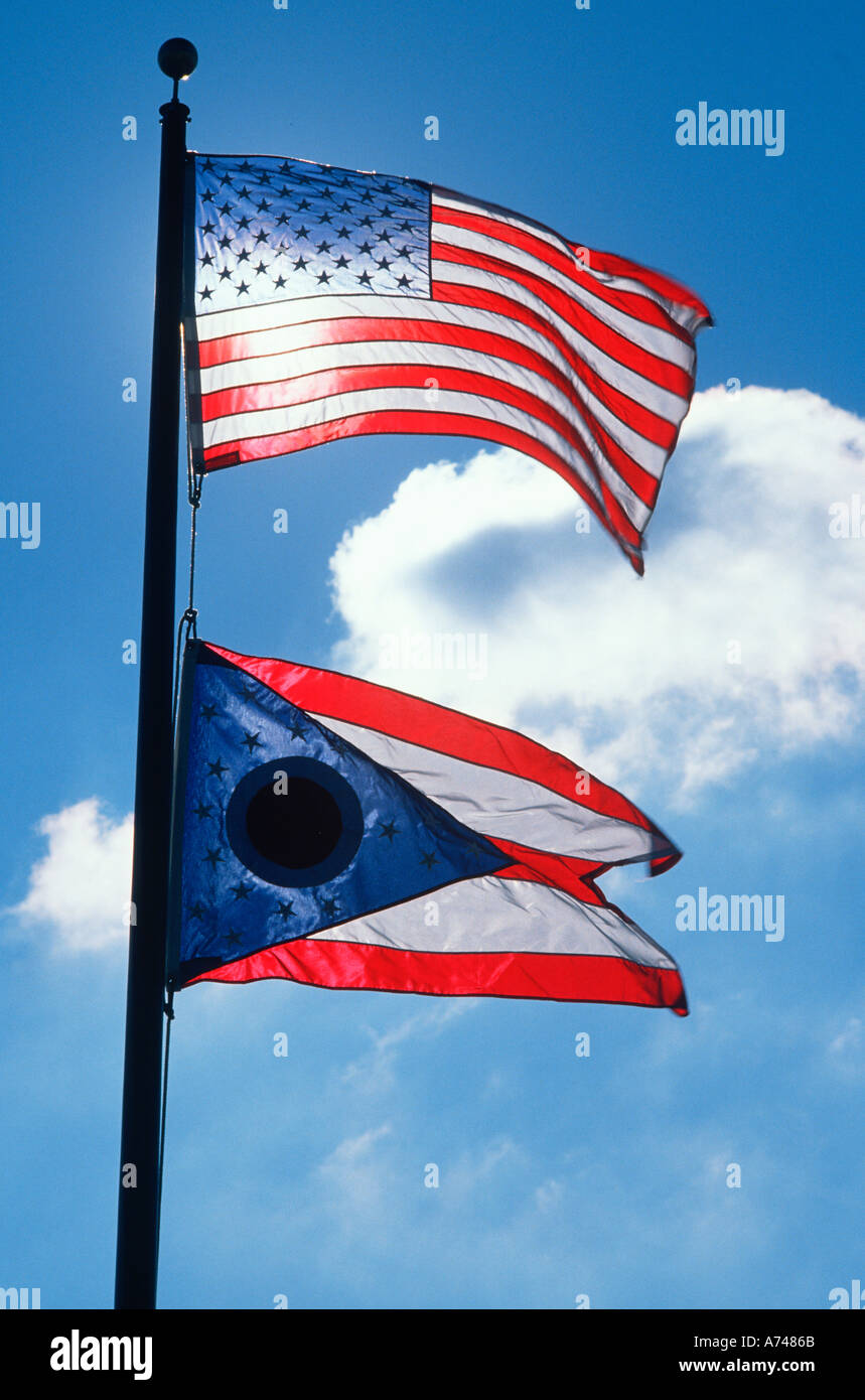 State Flag of Ohio Stock Photo - Alamy