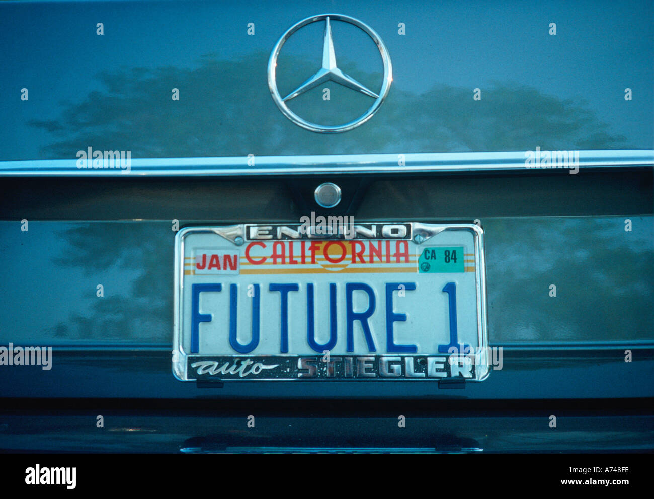 Vanity License Plate California Stock Photo - Alamy
