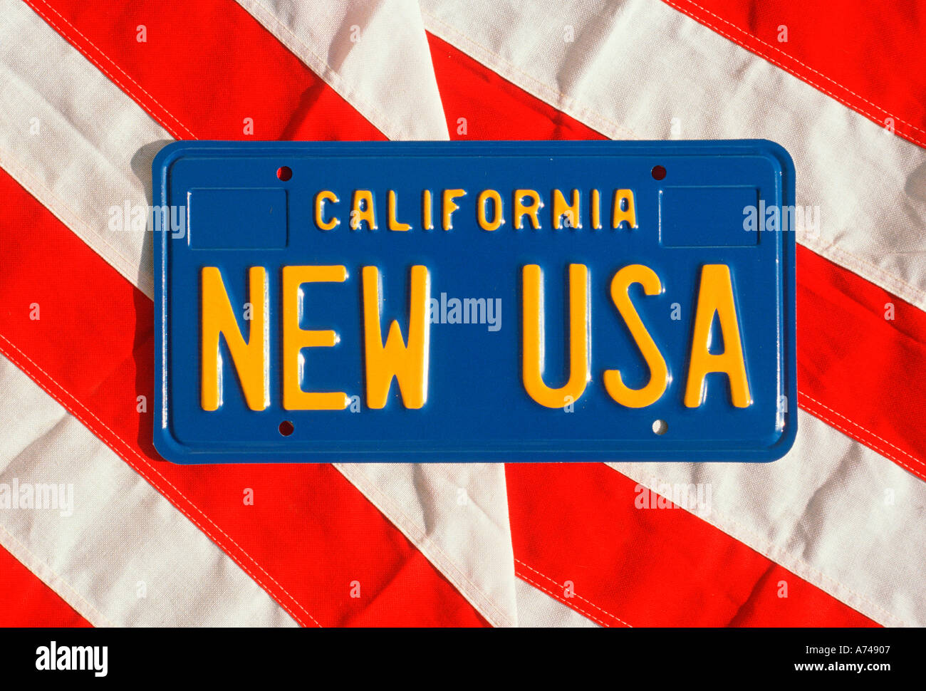 Vanity license plate california hi-res stock photography and images - Alamy