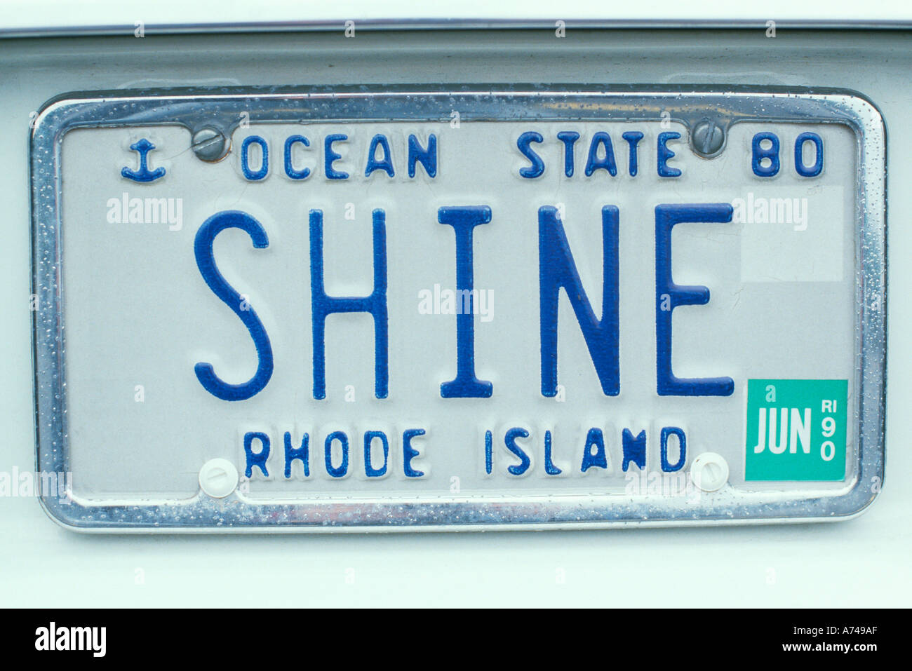 Rhode island state license plate hi-res stock photography and images ...