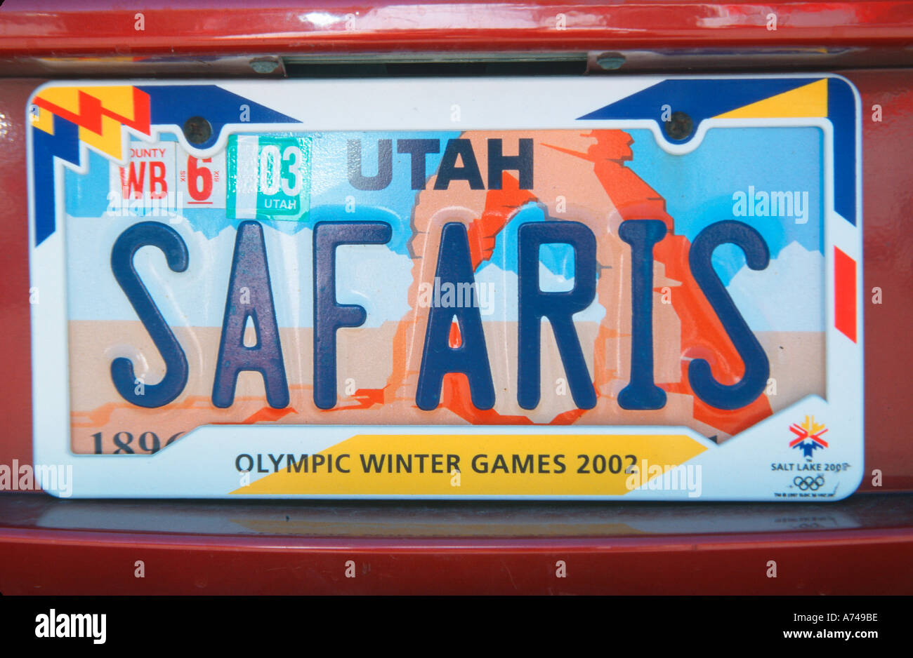 Utah license plate hi-res stock photography and images - Alamy