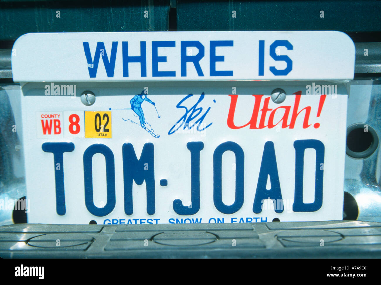 Utah license plate hi-res stock photography and images - Alamy