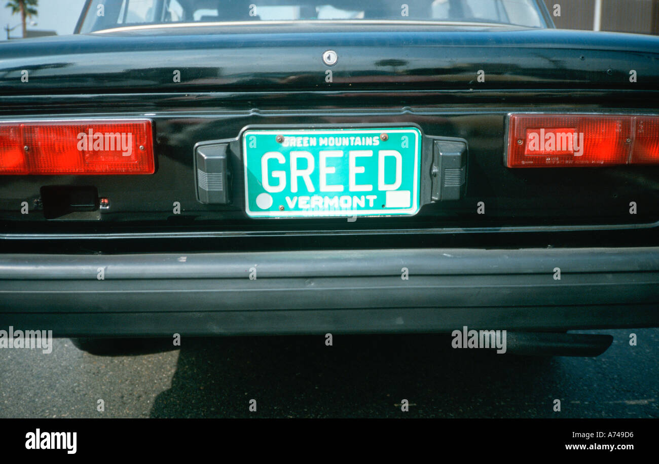 Vermont license plate hi-res stock photography and images - Alamy