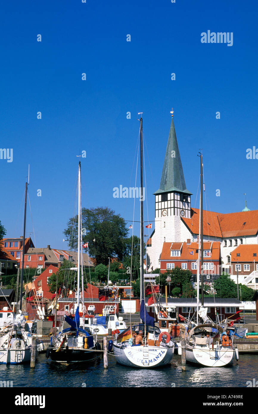 Harbour Roenne Bornholm Denmark Stock Photo - Alamy