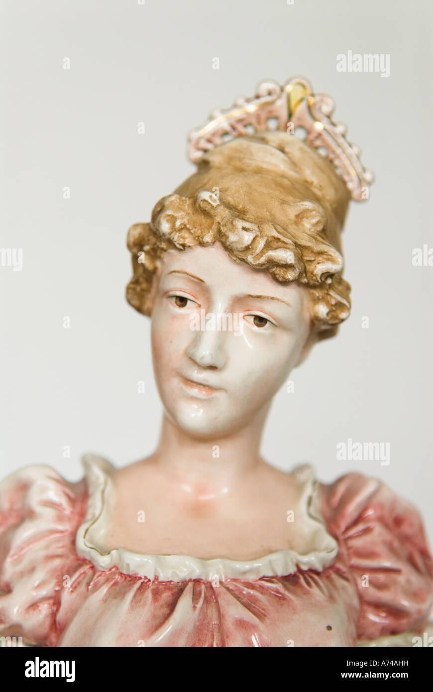 Rococo porcelain statue Stock Photo - Alamy