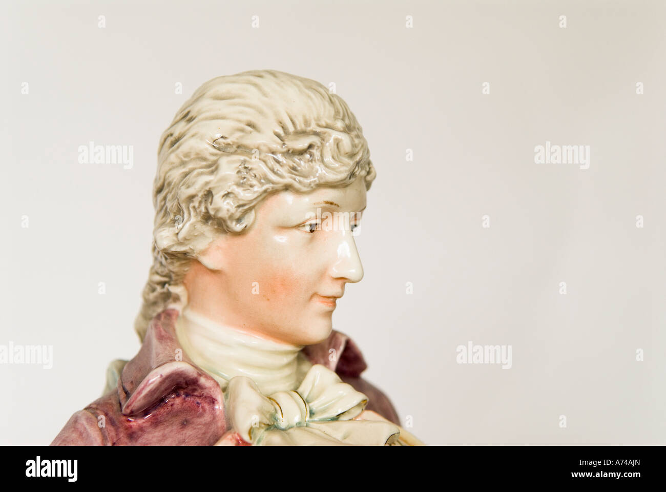 Rococo porcelain statue Stock Photo - Alamy