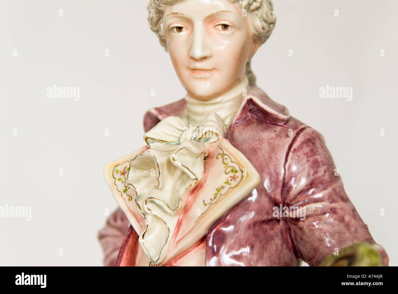 Rococo porcelain statue Stock Photo - Alamy