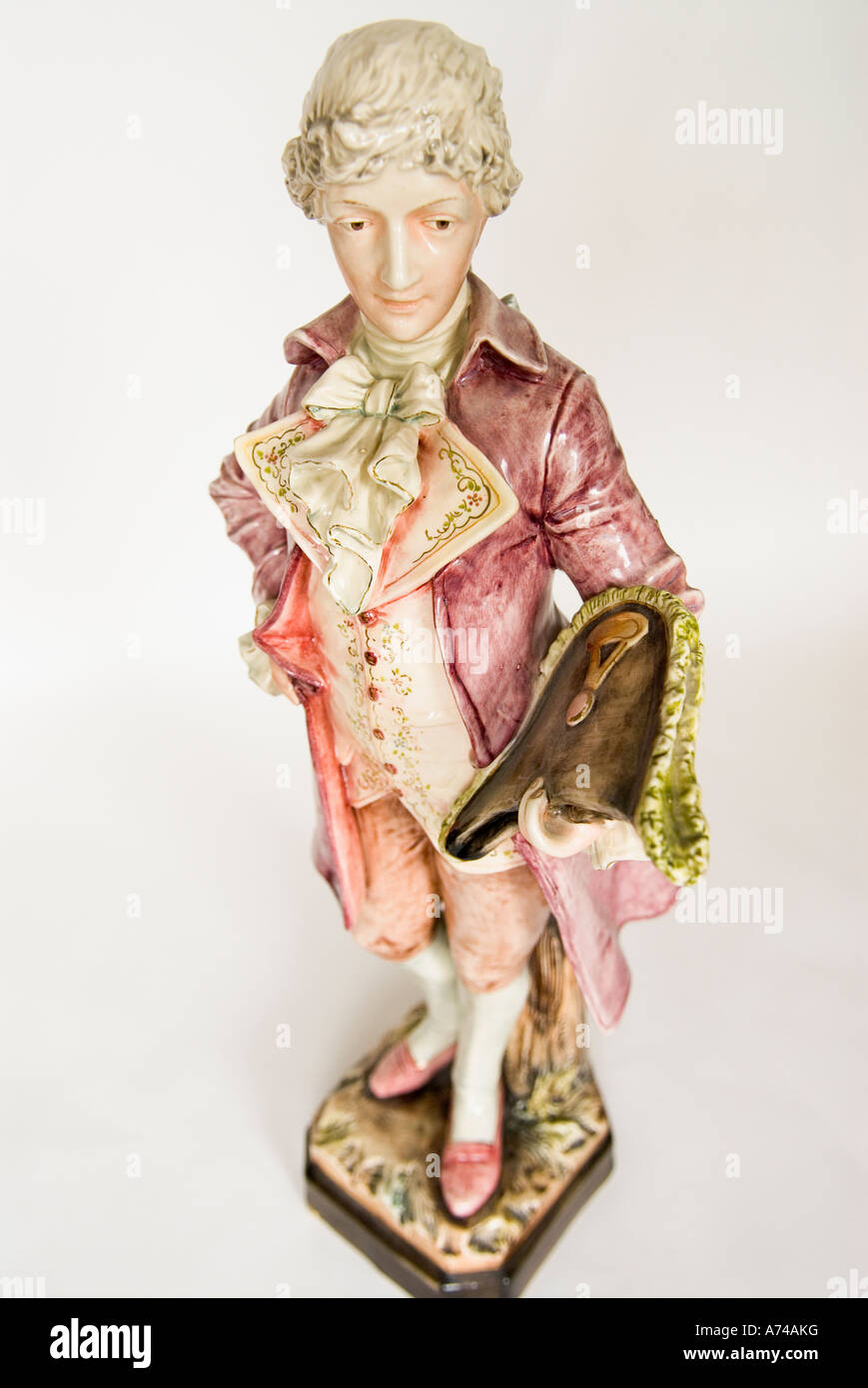 Rococo porcelain statue Stock Photo - Alamy