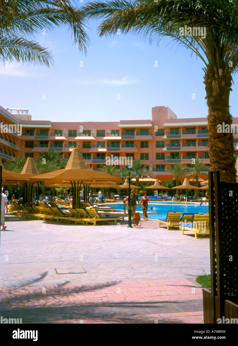 Hotel Seagull in Hurgada Egypt Stock Photo - Alamy
