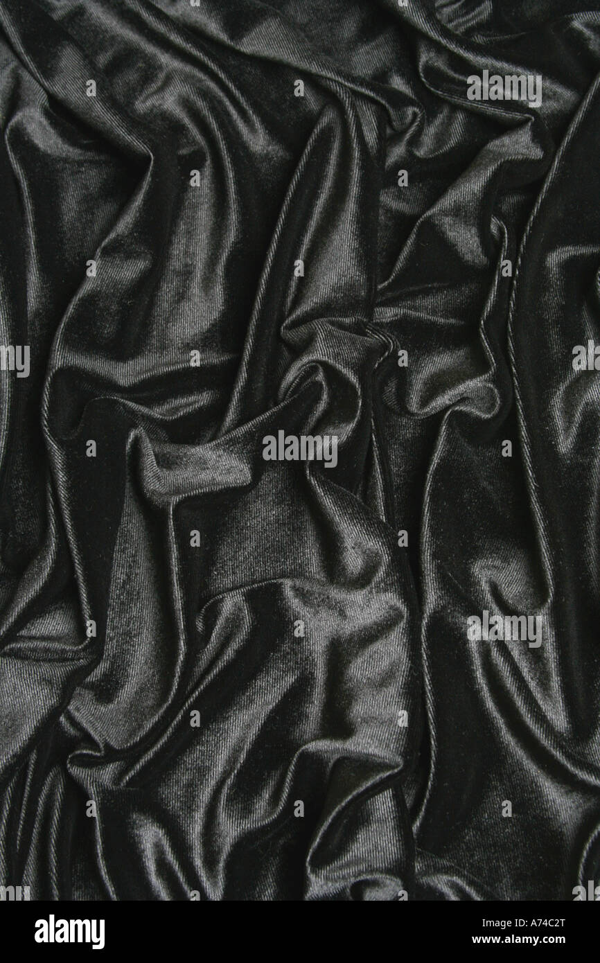 Black velvet fabric hi-res stock photography and images - Alamy