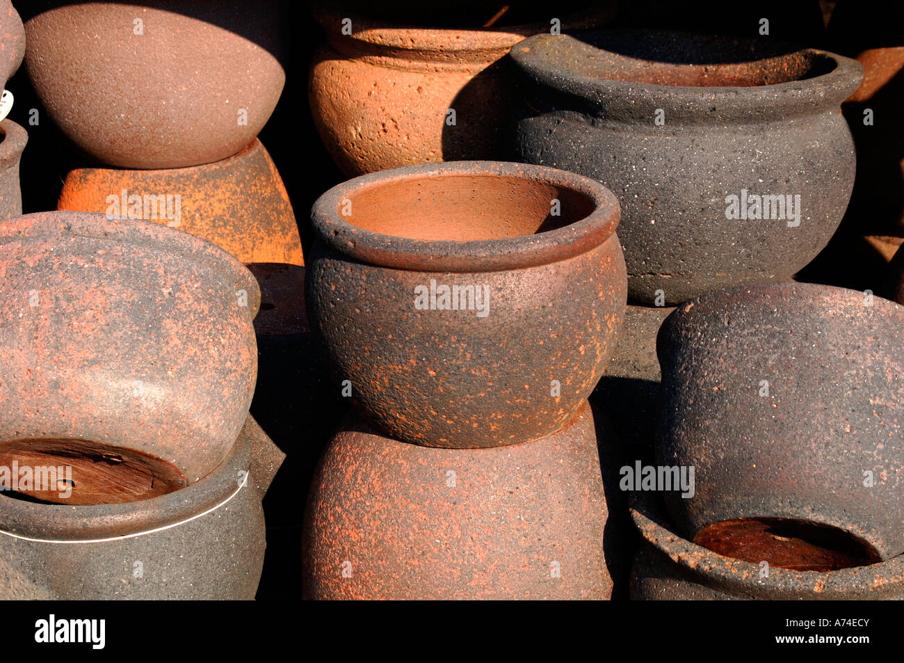 Still-Life Decorative Plant Pots Stock Photo - Alamy