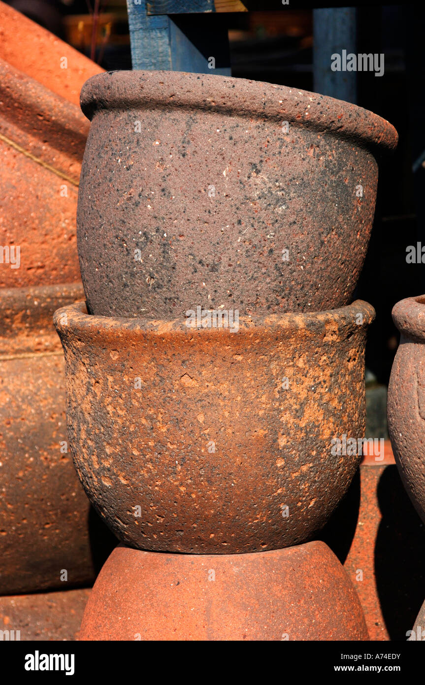 Still-Life Decorative Plant Pots Stock Photo - Alamy