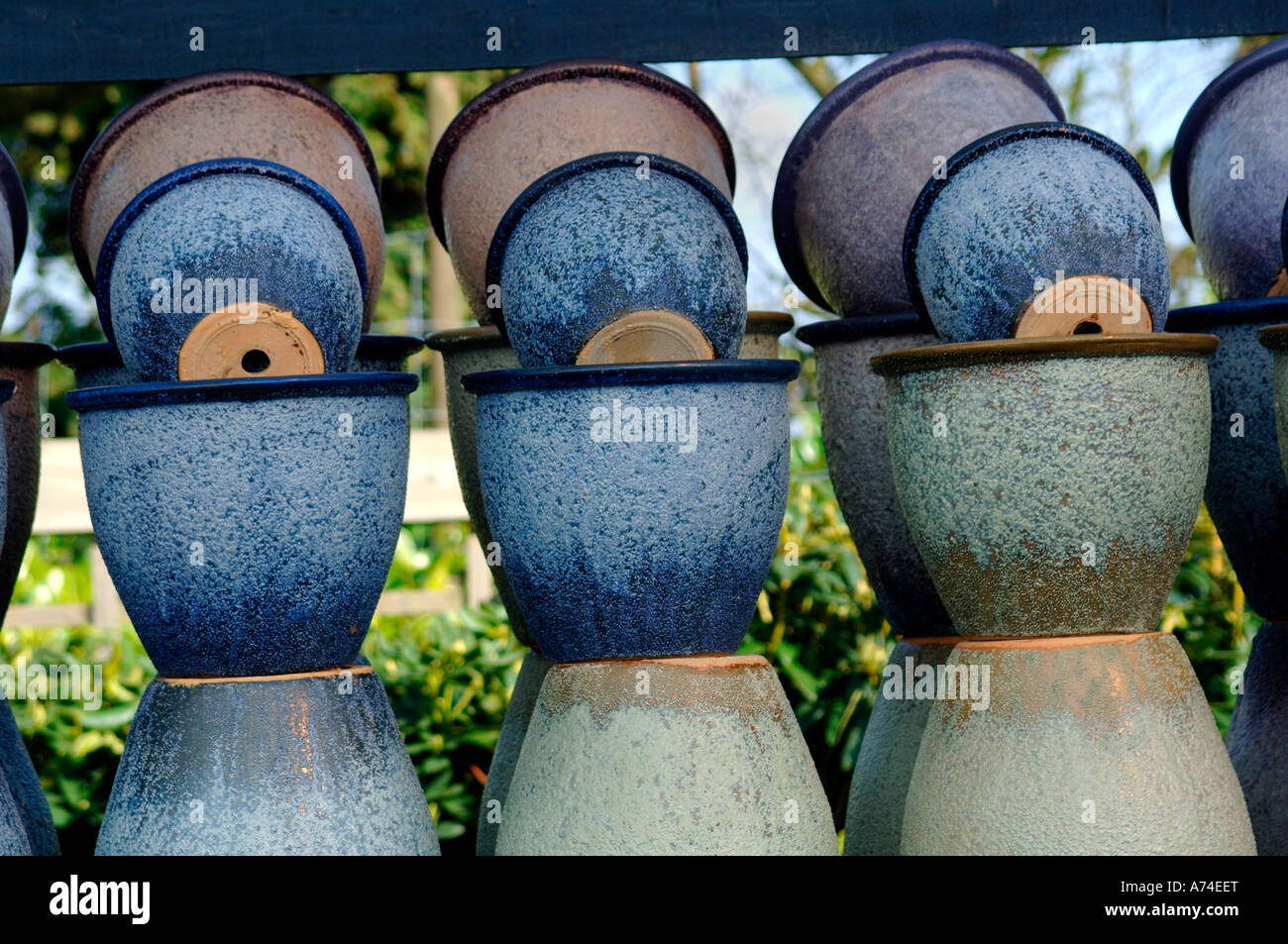 Still-Life Decorative Plant Pots Stock Photo - Alamy