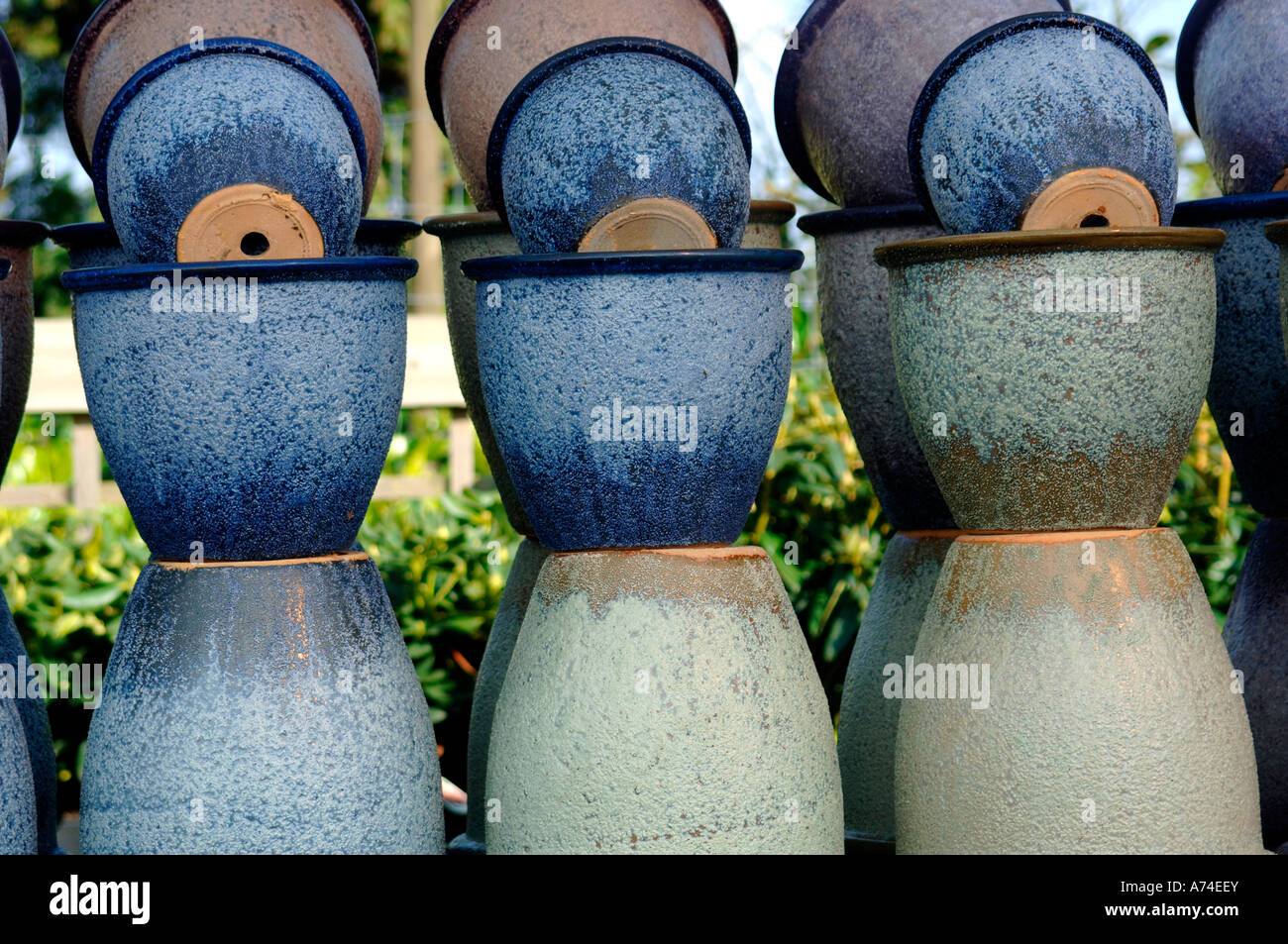 Still-Life Decorative Plant Pots Stock Photo - Alamy