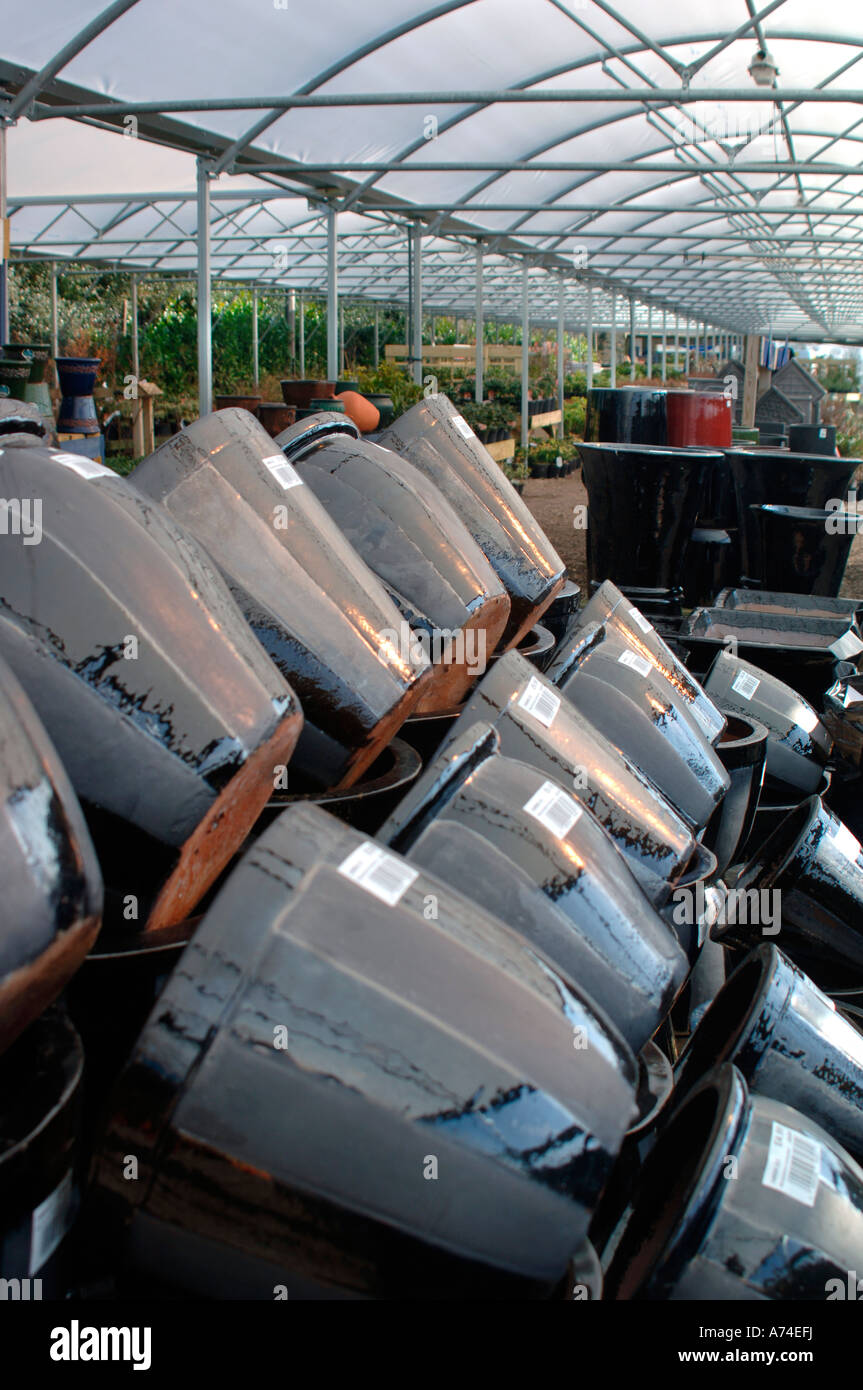 Still-Life Decorative Plant Pots Stock Photo - Alamy