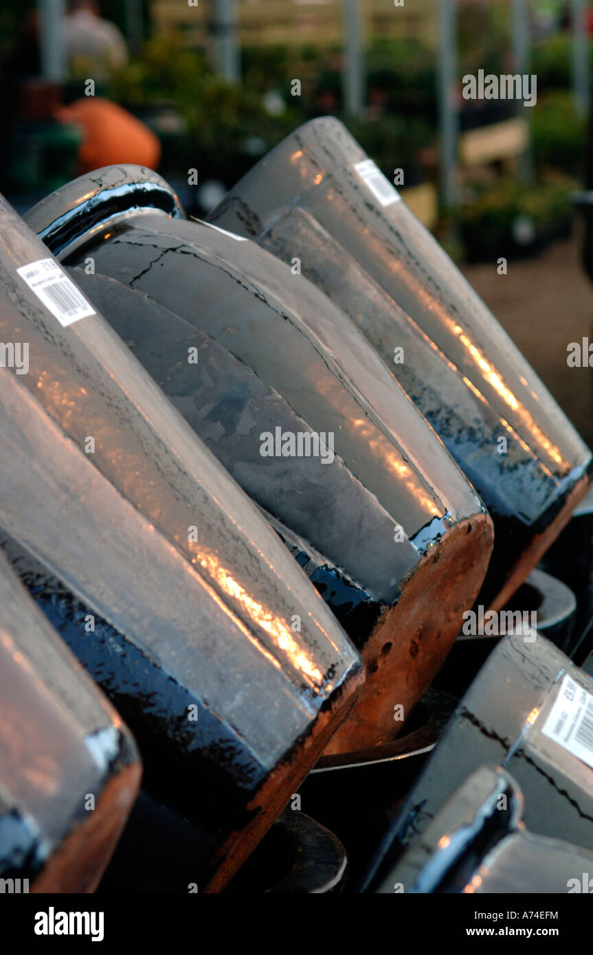 Still-Life Decorative Plant Pots Stock Photo - Alamy