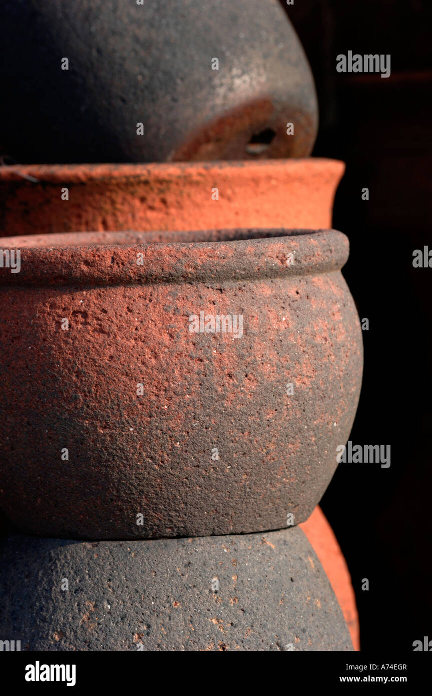 Still-Life Decorative Plant Pots Stock Photo - Alamy