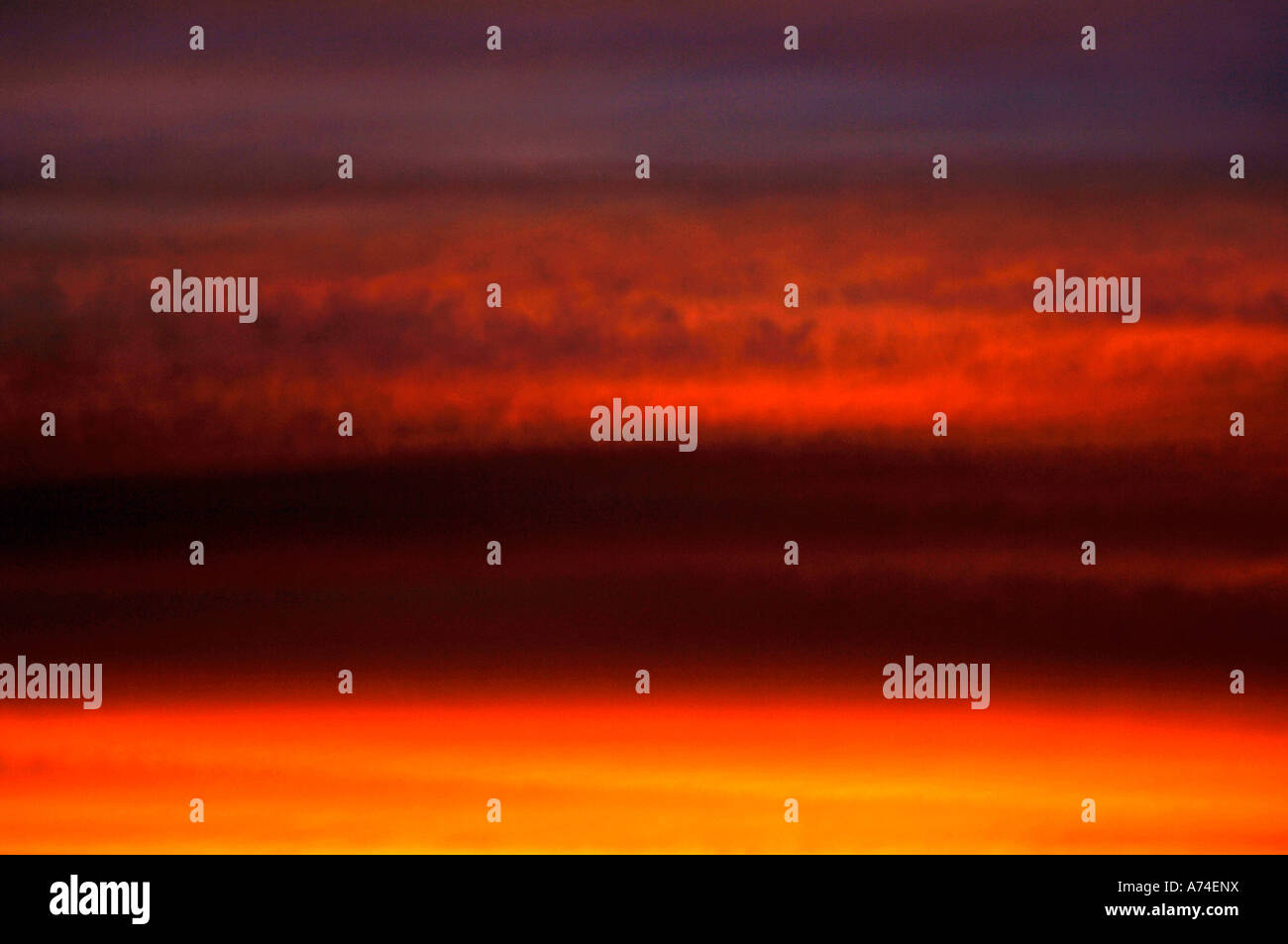 Red Sky At Night Stock Photo - Alamy