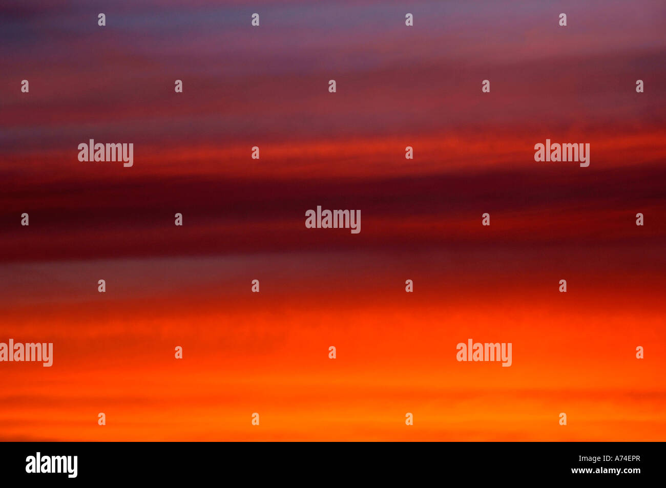 Red Sky At Night Stock Photo - Alamy