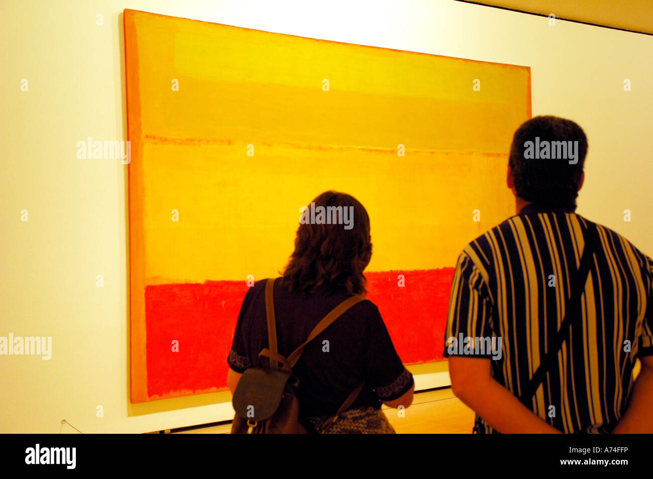 Picture without tittle Mark Rothko Guggenheim museum BILBAO Biscay ...