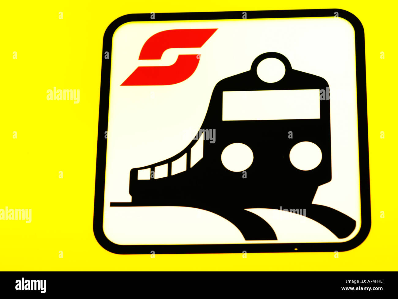 ÖBB, Austrian Railways, railway, sign Stock Photo - Alamy