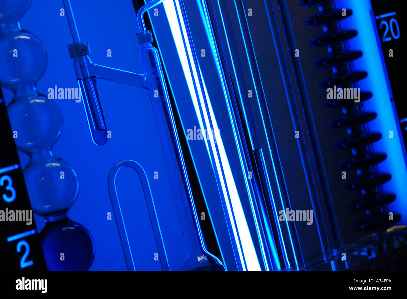 Laboratory, test arrangement, gadget with measuring unit Stock Photo ...