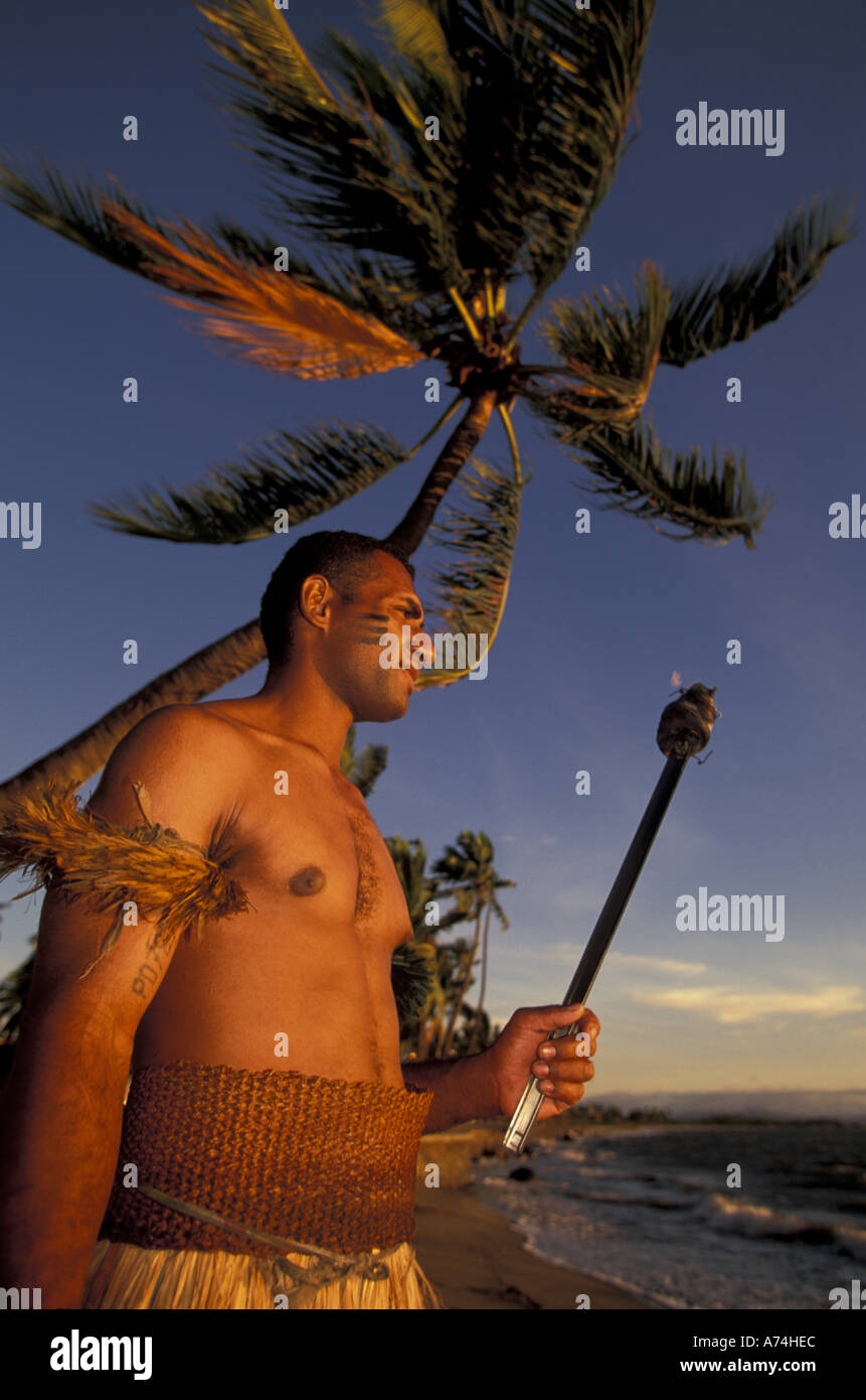 Fiji fijian traditional costume hi-res stock photography and images - Alamy