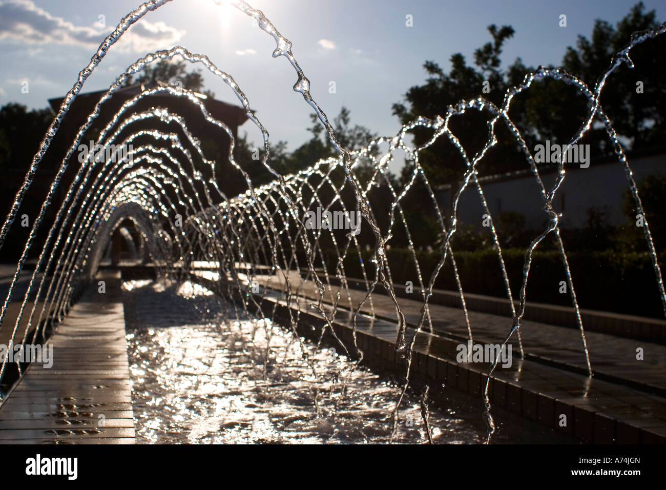 Water fountain in Berlin Stock Photo - Alamy