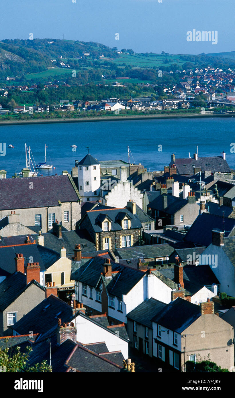 View from conwy town walls hi-res stock photography and images - Alamy